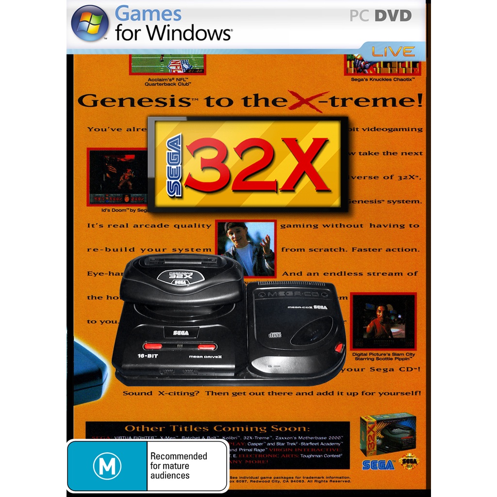 PC Game - Mega CD 32X / รวมRom เกมส์ เครื่อง SEGA32X ทั้งงานแฮคแบบต่าง ...