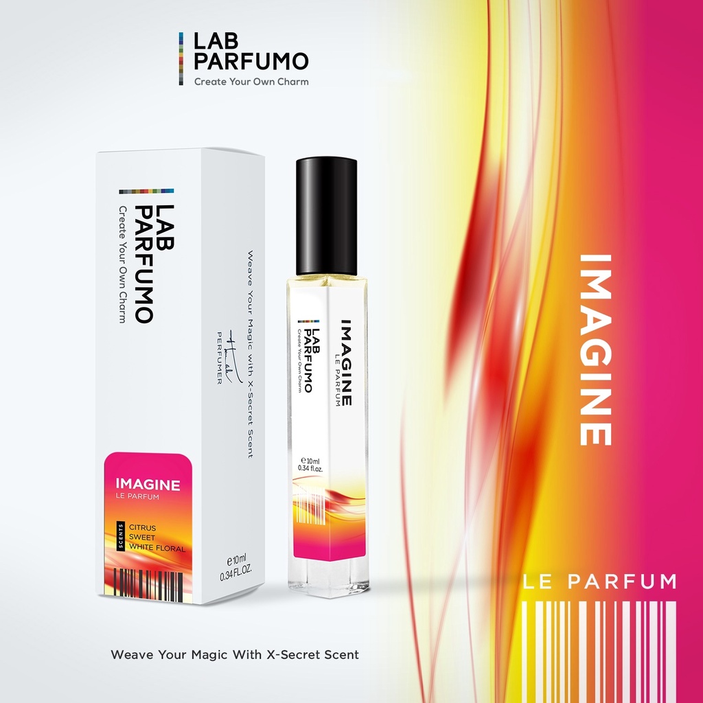 Imagine by LAB PARFUMO, น้ำหอมสำหรับผู้หญิง, กลิ่นที่ให้ความหอมคลาสสิค ระหว่างมวลดอกไม้และผลไม้ ...