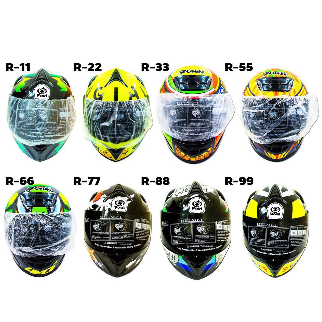 หมวกกันน็อค Ronin ไซส์ L ปลอดภัย กันน้ำ หมวกกันน็อคเต็มใบ ป้องกันรังสี ...