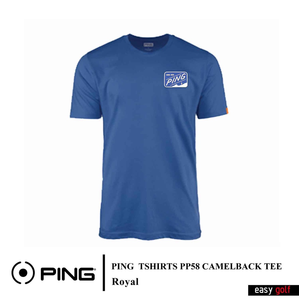 PING T-SHIRTS PP58 CAMELBACK TEE LIMITED EDITION MEN'S เสื้อยืดผู้ชาย เสื้อคอกลม รุ่น LIMITED ...