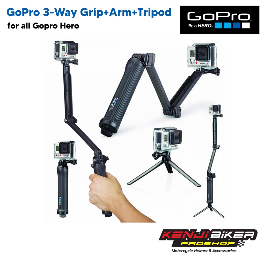 GoPro 3-Way Grip | Arm | Tripod ของแท้ศูนย์ไทย | Shopee Thailand