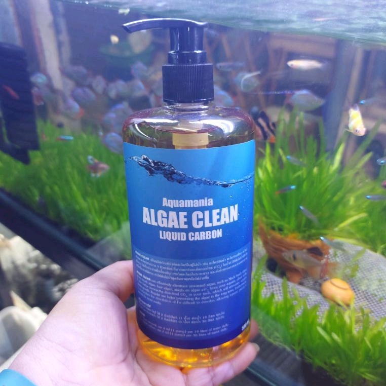 Aquamania ALGAE CLEAN LIQUID CARBON คาร์บอนน้ำ สารกำจัดตะไคร่ในตู้ไม้น้ำ | Shopee Thailand