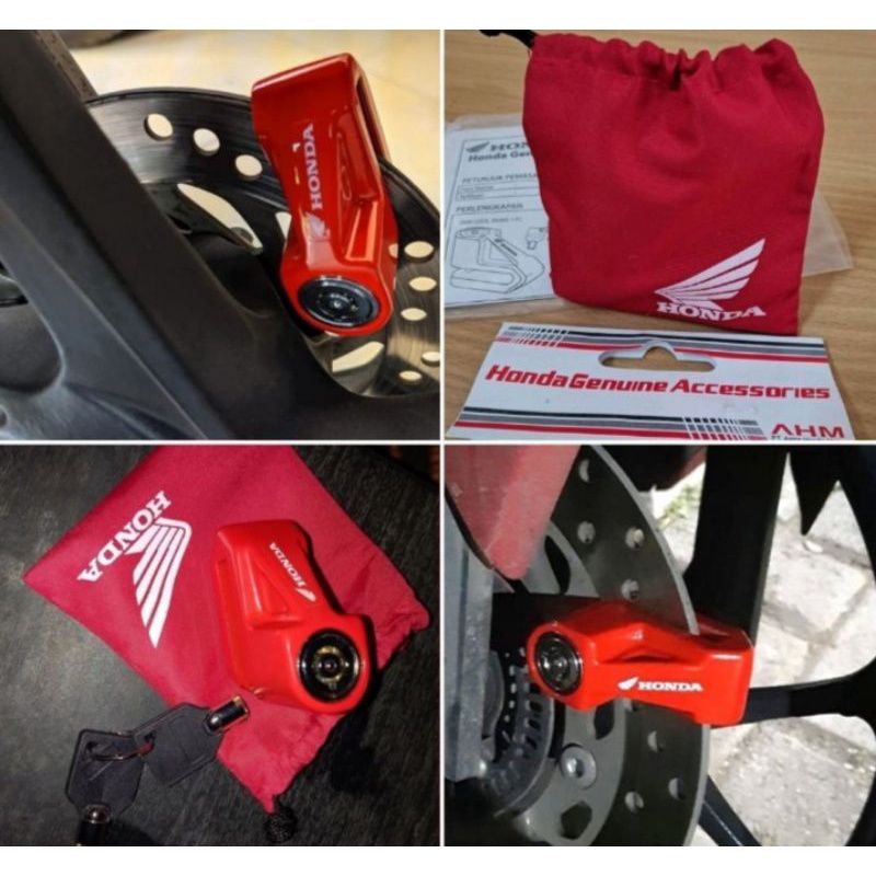 Am HONDA ANTI-THEFT DISLOCK / DISC LOCK ดั้งเดิมสําหรับรถจักรยานยนต์ทุก ...