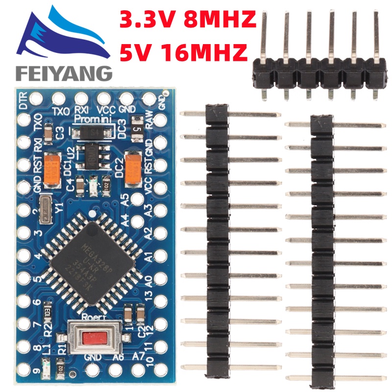 Pro Mini 328 มินิ 3.3V/8M 5V/16M ATMEG ATMEG P-AU 3.3V/8MHz 5V/16MHZ สําหรับ Arduino | Shopee ...