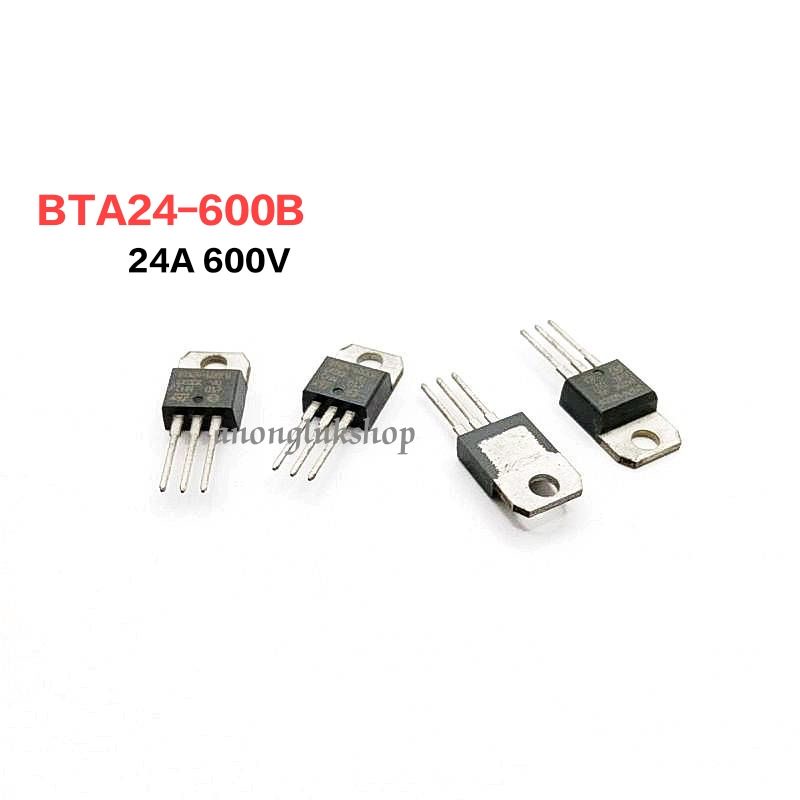 1ตัว 👉👉BTA24-600 BTA24-600B Triac TO-220 ไตรแอค ไทริสเตอร์ 25A 600V ...