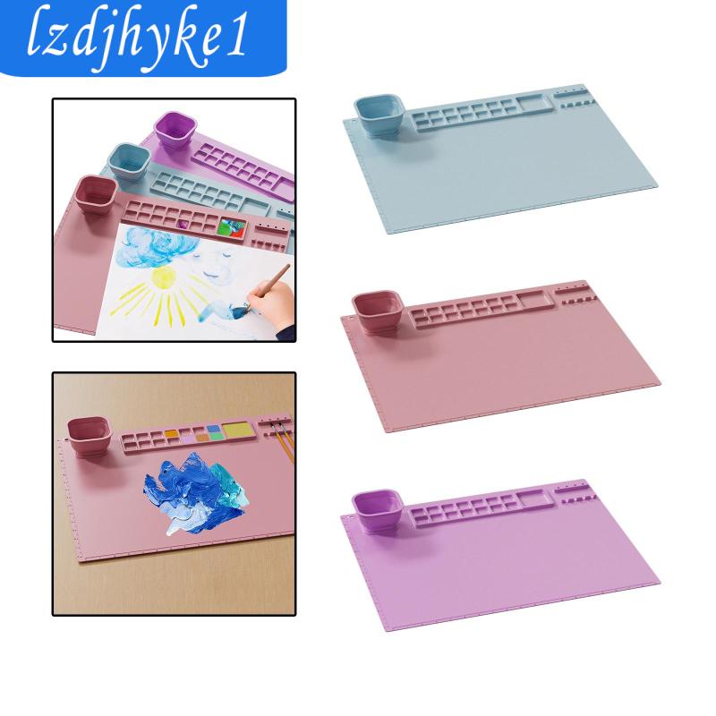 [Lzdjhyke1] Silicone Painting Mat for Craft, Large Silicone Craft Mat ...