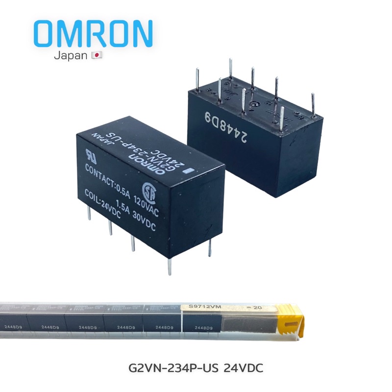 รีเลย์ 24V Omron Relay G2VN-234P-US-24VDC 2A 8Pins Relay Japan 🇯🇵 แท้ *ส่งจากไทย | Shopee Thailand