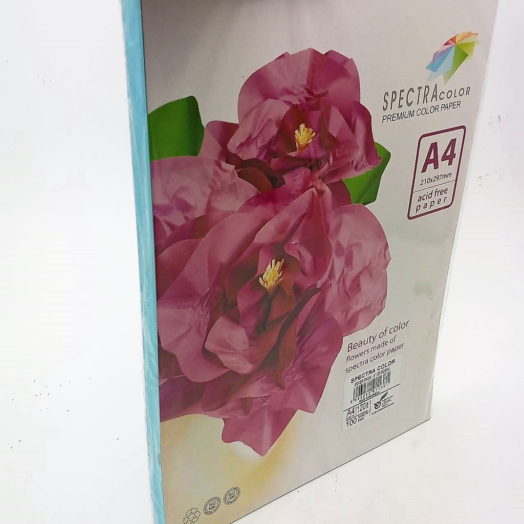 กระดาษสี สเปคตรา (100 แผ่น) Spectra Color Paper A4 120g. | Shopee Thailand