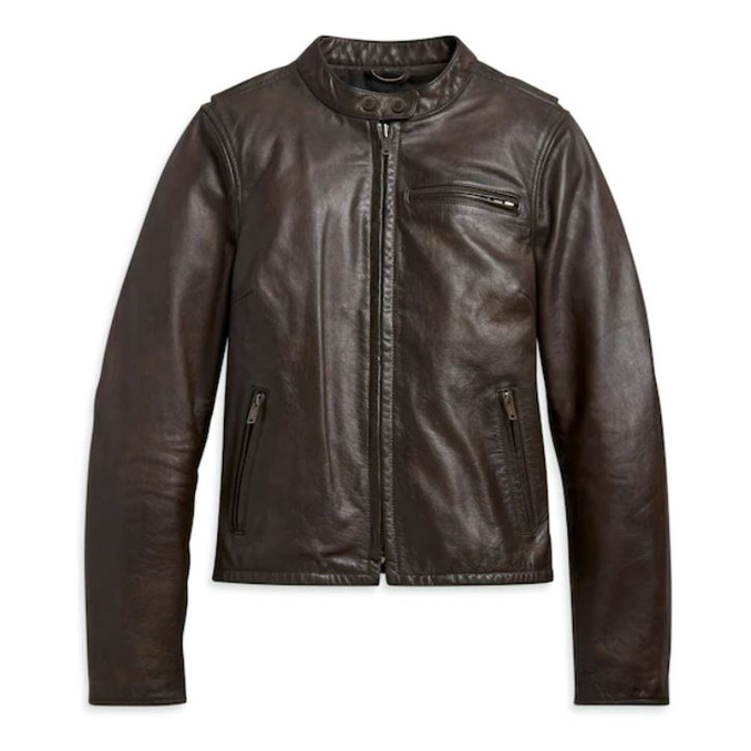 SALE!! เสื้อแจ็คเก็ตหนังผู้หญิงลิขสิทธิ์แท้จาก Harley Davidson 97008 ...