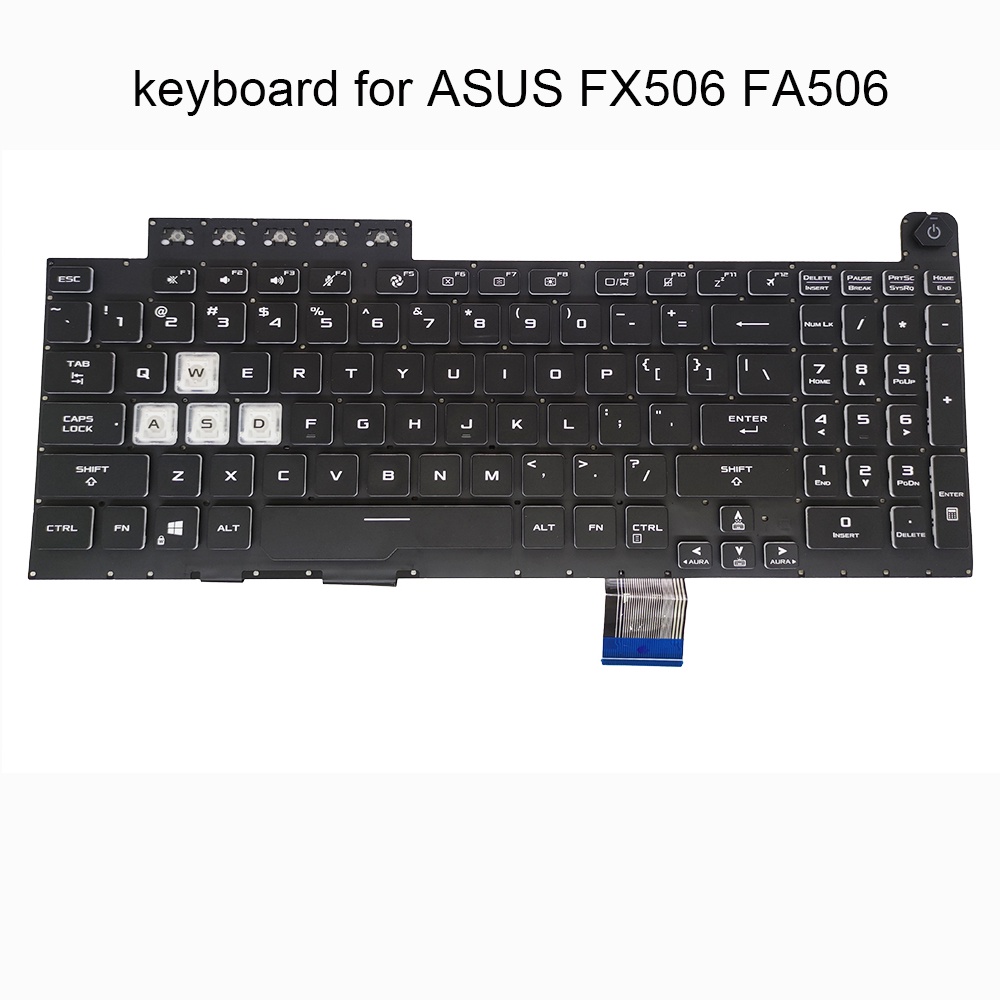 US English keyboard backlight For ASUS TUF Gaming F15 FX506 FA506 ...