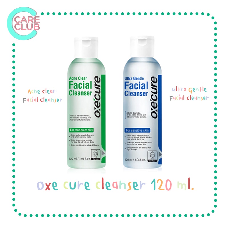 Oxe cure ultra gentle facial cleanser / Oxe cure acne clear facial ...