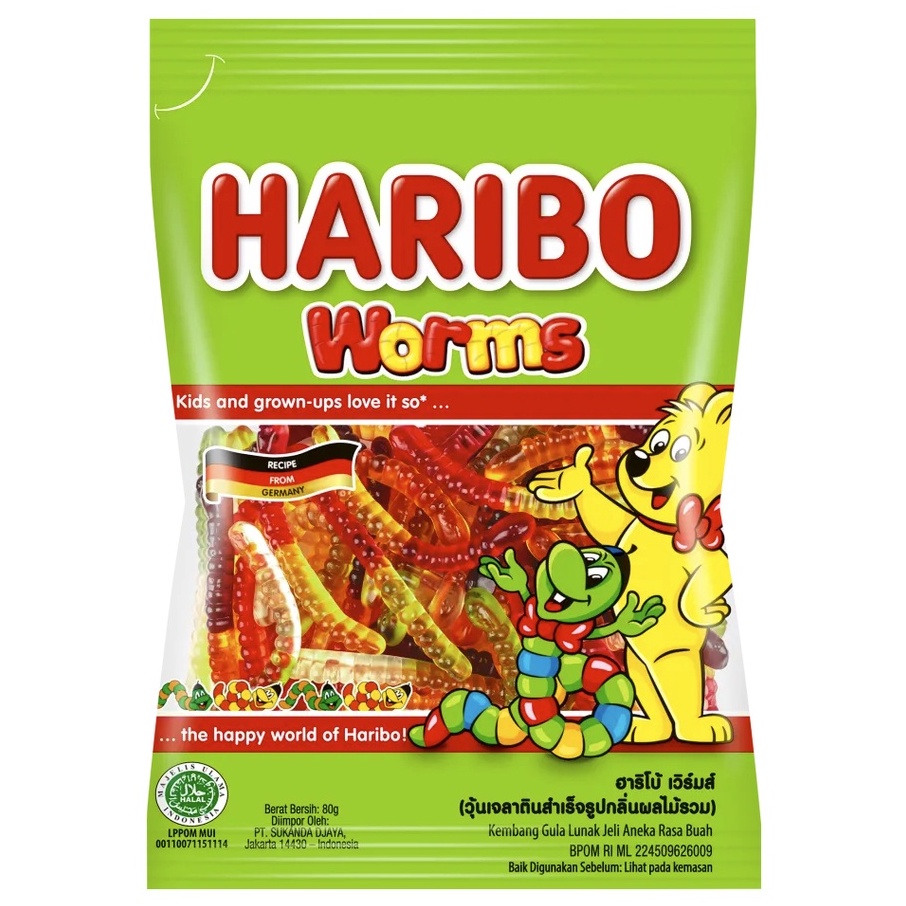 Haribo Starmix Peach Happy Grape Mango Cherry ฮาริโบ้ เยลลี่ผลไม้รวม ...