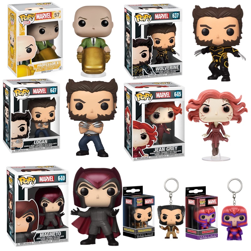 Funko pop X-Men Professor Magneto Wolverine Black Phoenix ตุ๊กตาพวง ...