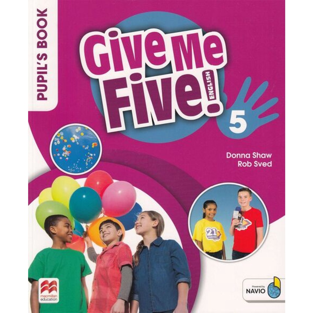 DKTODAY หนังสือ GIVE ME FIVE! 5:PUPIL’S BOOK WITH NAVIO PACK | Shopee Thailand