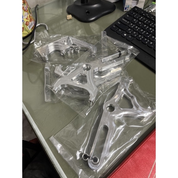 ขาปั้มรถไฟฟ้า Aj E2 Lion Q1 ขาหน้าและหลังจานเดิม 180-180-200-220 ...