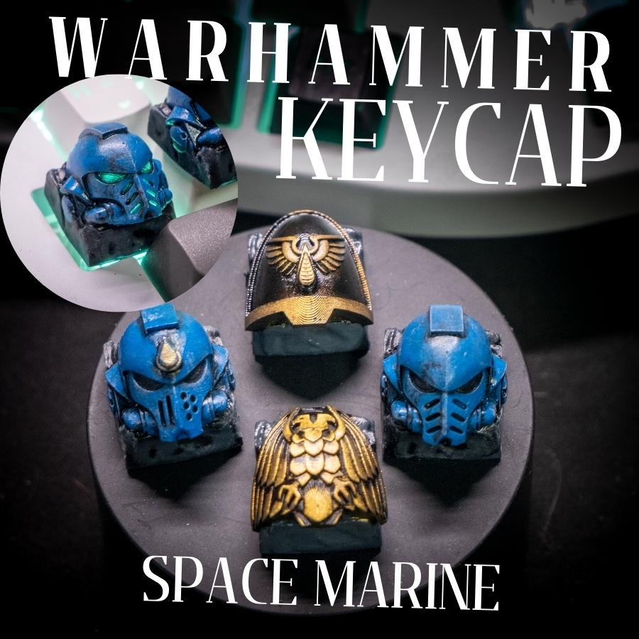 ส่งฟรี Artisan keycap Warhammer space marine | Shopee Thailand