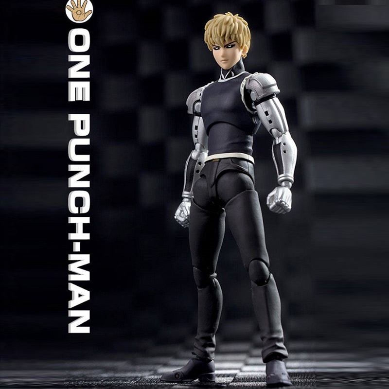 โมเดลฟิกเกอร์ PVC อนิเมะ One Punch Man Saitama Genos Garou 1/12 SHF/S.H ...