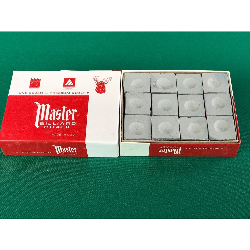 Master Chalk ชอล์กฝนหัวคิวมาสเตอร์ สีเทา กล่อง 12 ก้อน Grey Box 12pcs ...