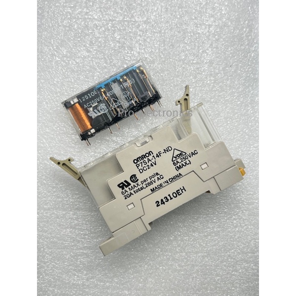 P7SA-14F-ND DC24 Relay Sockets & Hardware Socket Relay 6P DIN Mount ...