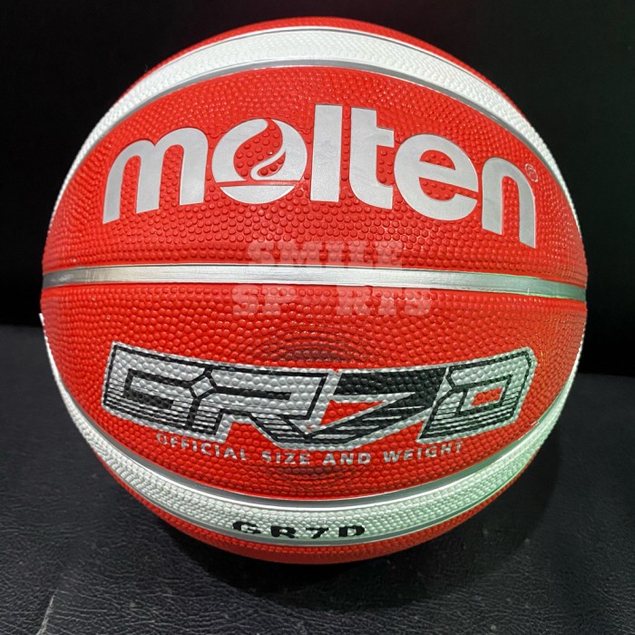 ลูกบาสเก็ตบอล Molten GR7D 7d สีแดง | Shopee Thailand
