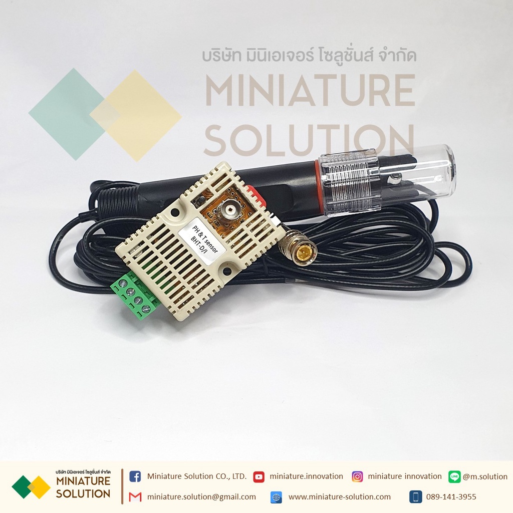 PH and Temperature Transmitter Analog Signal 4-20mA เซนเซอร์วัดค่าความ ...