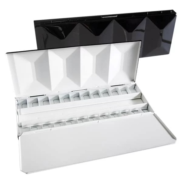 FOME Watercolor Box 24 Half Pans (V2095) / ตลับใส่หลุมสีน้ำพกพา ขนาด 24 ...