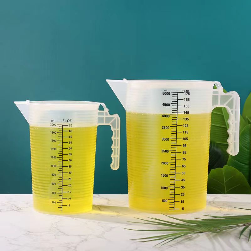 500ml/1000ml/2000ml/5000 mlถ้วยตวงพลาสติกใส (PP) เหยือกตวงพลาสติก พร้อมฝาปิด ขนาด | Shopee Thailand