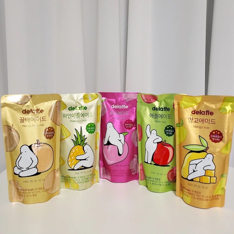 Delaffe Cantata Coffee Korea กาแฟและน้ำผลไม้พร้อมดื่ม แคลต่ำ 1 ถุง ...