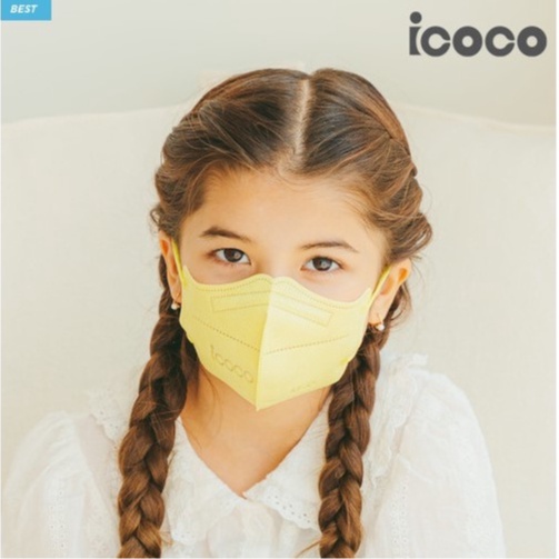 Icoco รุ่นใหม่ KF94 !! (1ชิ้น) (สำหรับเด็กเล็กเด็กโต) หน้ากากอนามัย ...