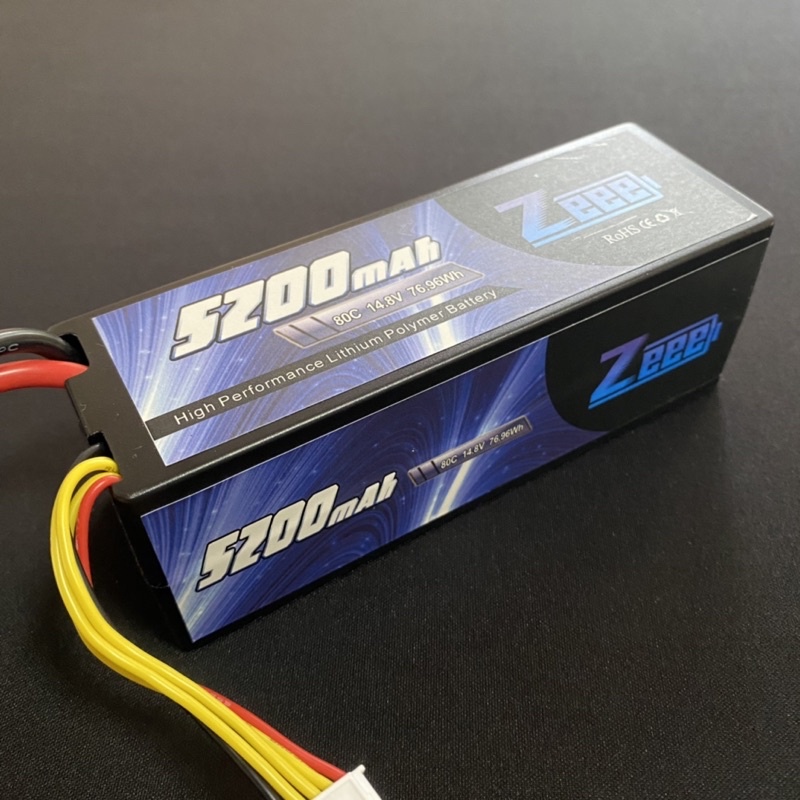 แบต Zeee Lipo 4s 5200 80c เคสแข็ง (XT60 ) | Shopee Thailand