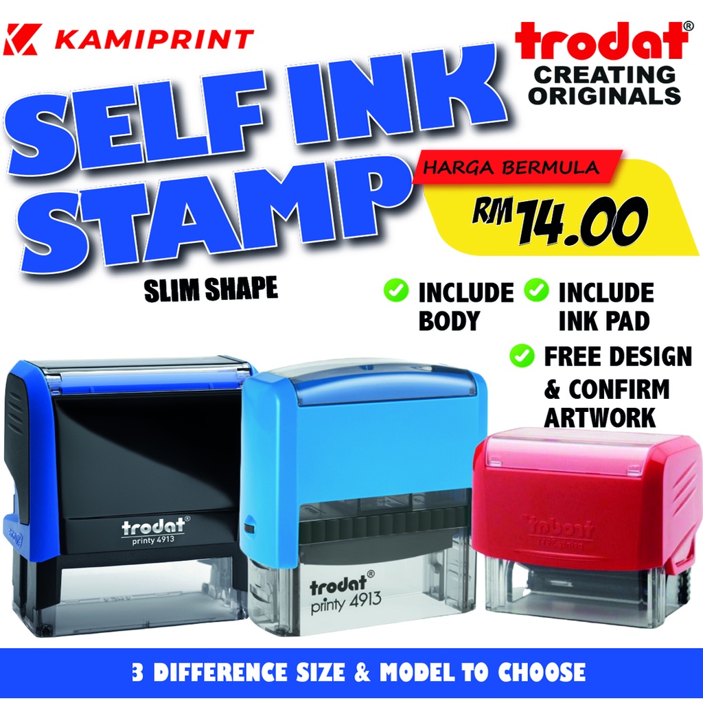 Cop / COP TRODAT / SELF INK STAMP / ประทับยาง / NURSE STAMP / NAME ...
