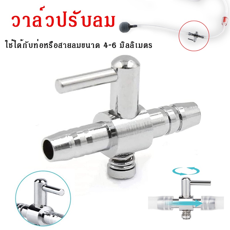 All About Pet ท่อแยกลม พร้อมวาล์วปรับ วาล์วปรับลม ทางเดียว วาล์วแยกลม ...