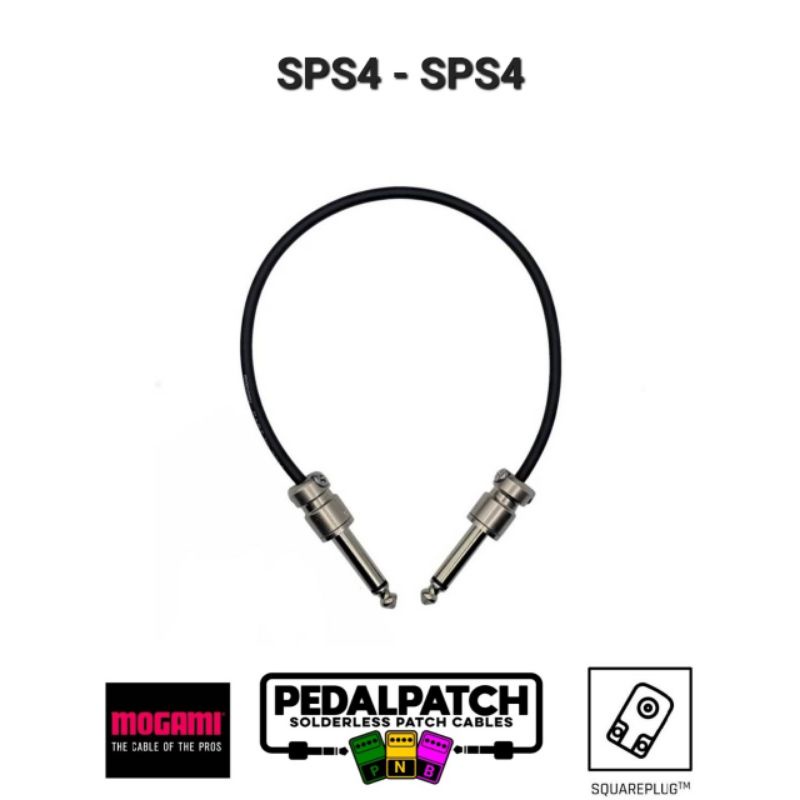 PNB PATCH CABLE สายพ่วงเอฟเฟค รุ่น SQUARE PLUG ใช้สายสัญญาณเสียง MOGAMI ...