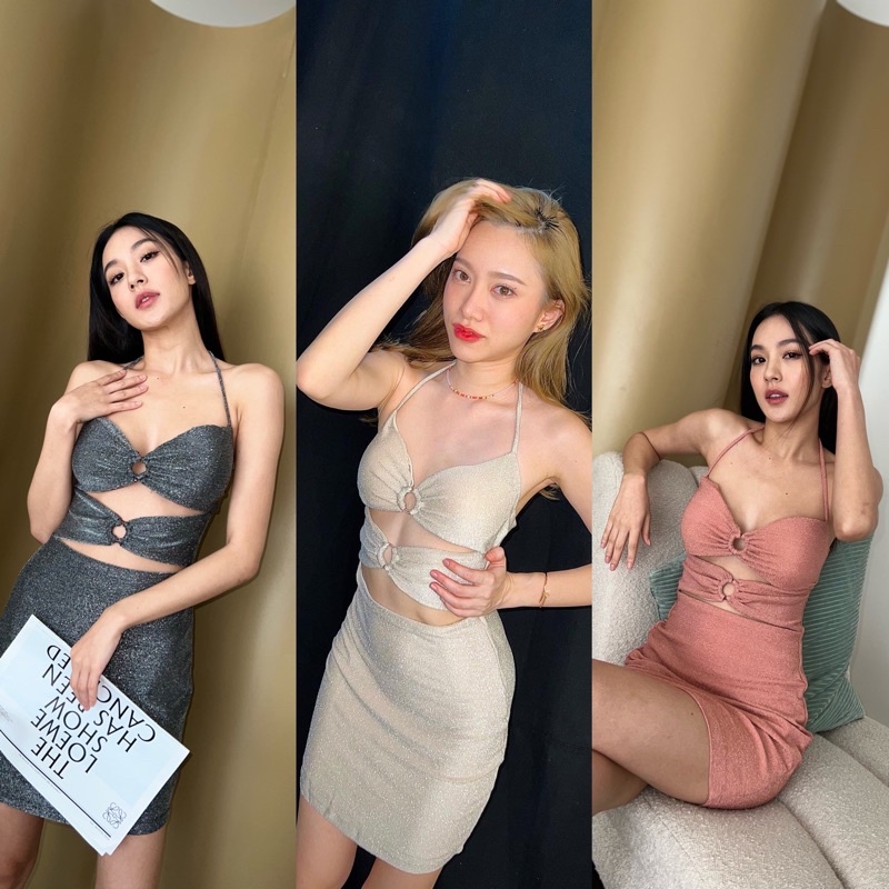 TR.CLOSETS SPARKLING DRESS | Shopee Thailand