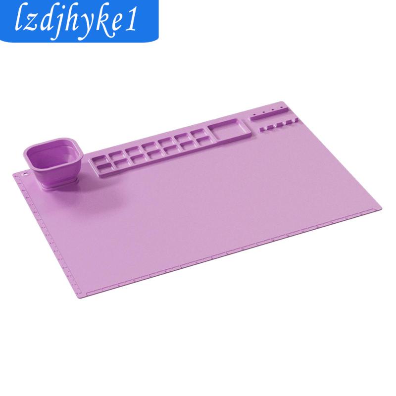 [Lzdjhyke1] Silicone Painting Mat for Craft, Large Silicone Craft Mat ...