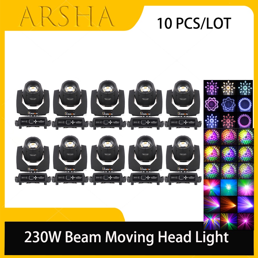 10 PCS Lyre Beam 230W 7R Moving Head Light Beam 7r Lyre Sharpy Beam 230 ...