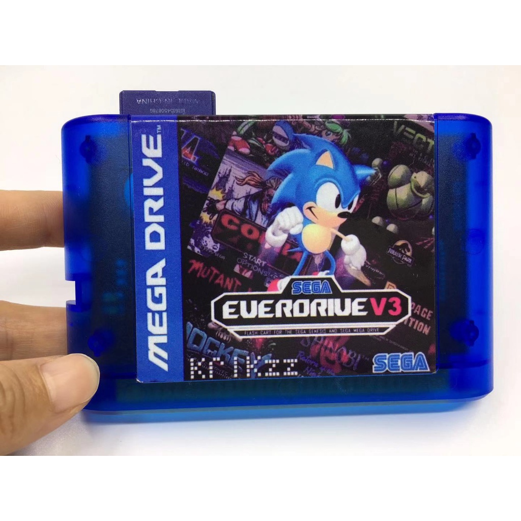 แฟลชการ์ดเกมคอนโซล Sega MD EDMD Mega Drive MD V3 Version MD genesi ...
