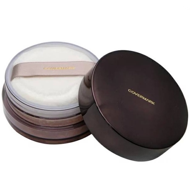 แท้ทั้งร้าน !! แบ่งขายแป้งฝุ่นเซ็ทรองพื้น COVERMARK SHEER POWDER แป้ง ...
