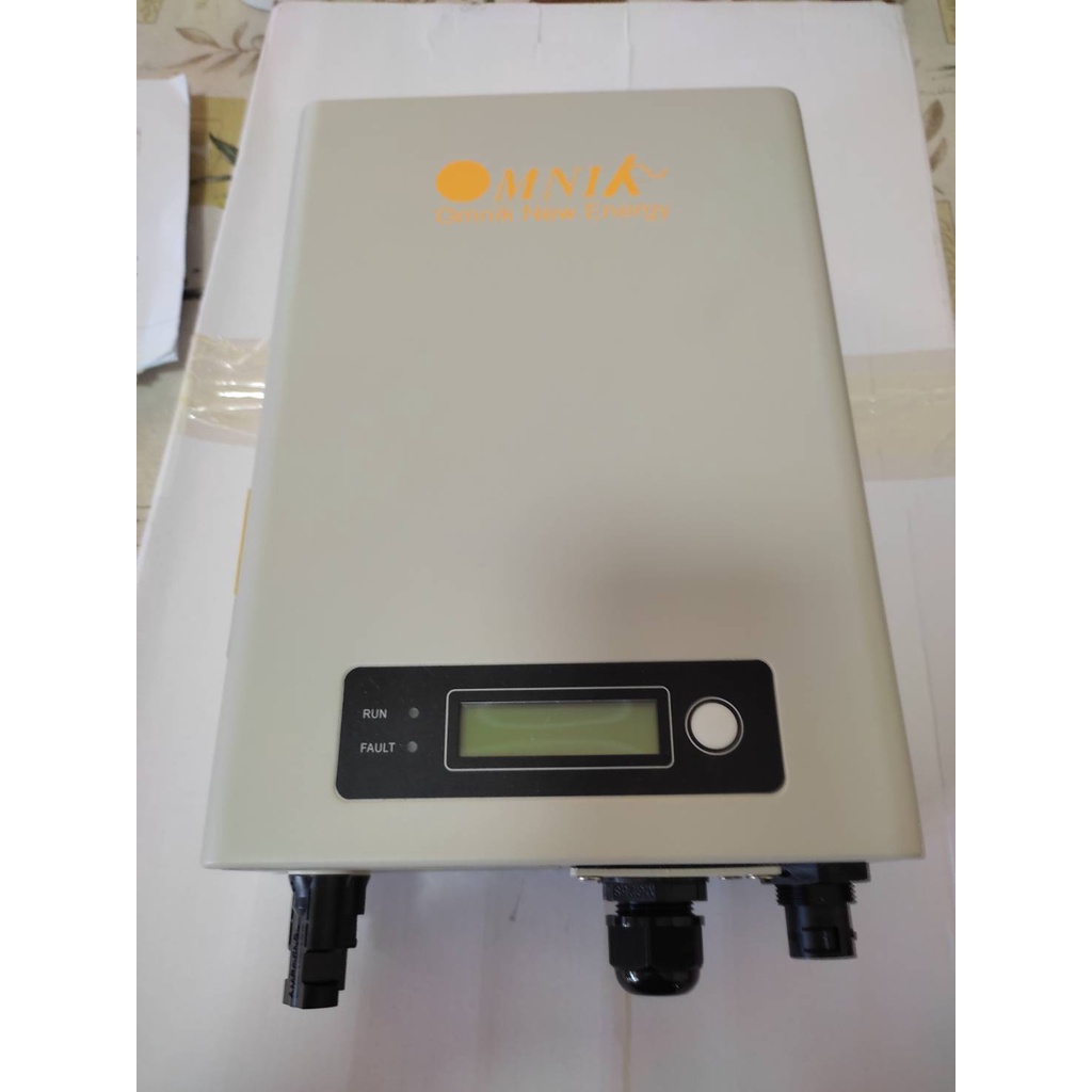 omnik inverter 1.5Kw Grid tie ระบบ ออนกริด กำลังผลิต 1.5Kw (เป็น ...