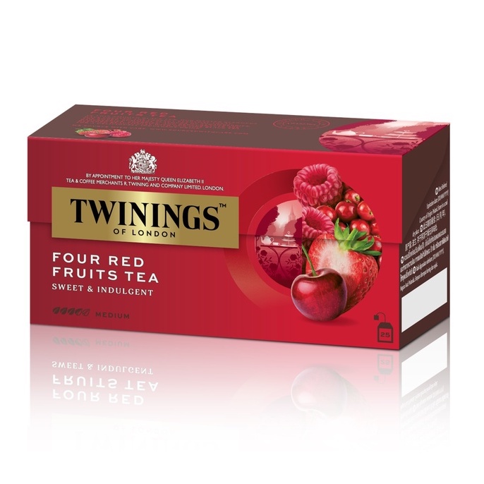 Twinings Four Red Fruits Tea ชาทไวนิงส์ โฟร์ เรด ฟรุ้ต | Shopee Thailand
