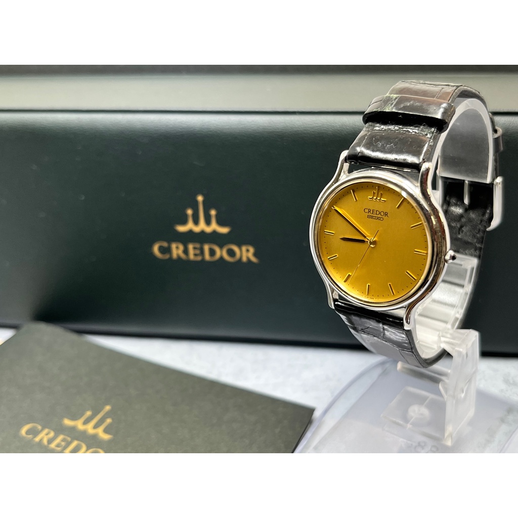 [N MINT in Box] SEIKO CREDOR SIGNO 8J81-6A30 Quartz Men's Watch Direct ...