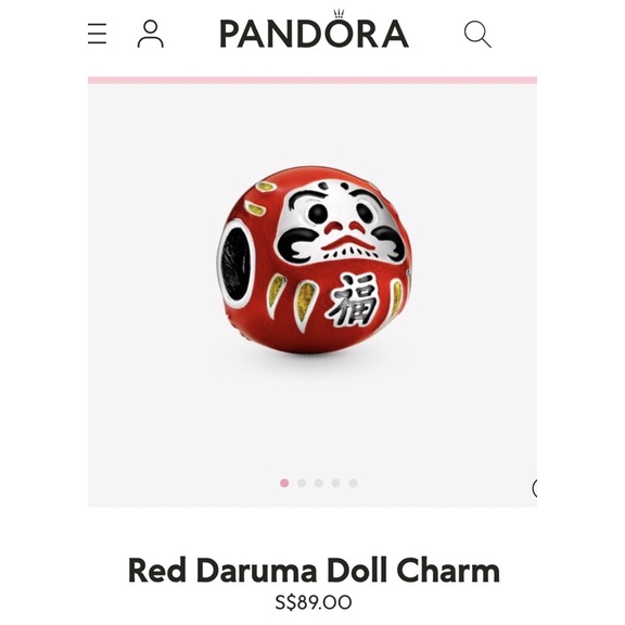 [พร้อมส่ง แท้100%] Pandora Daruma doll charm ชาร์มดารุมะหายากมากค่ะ ...