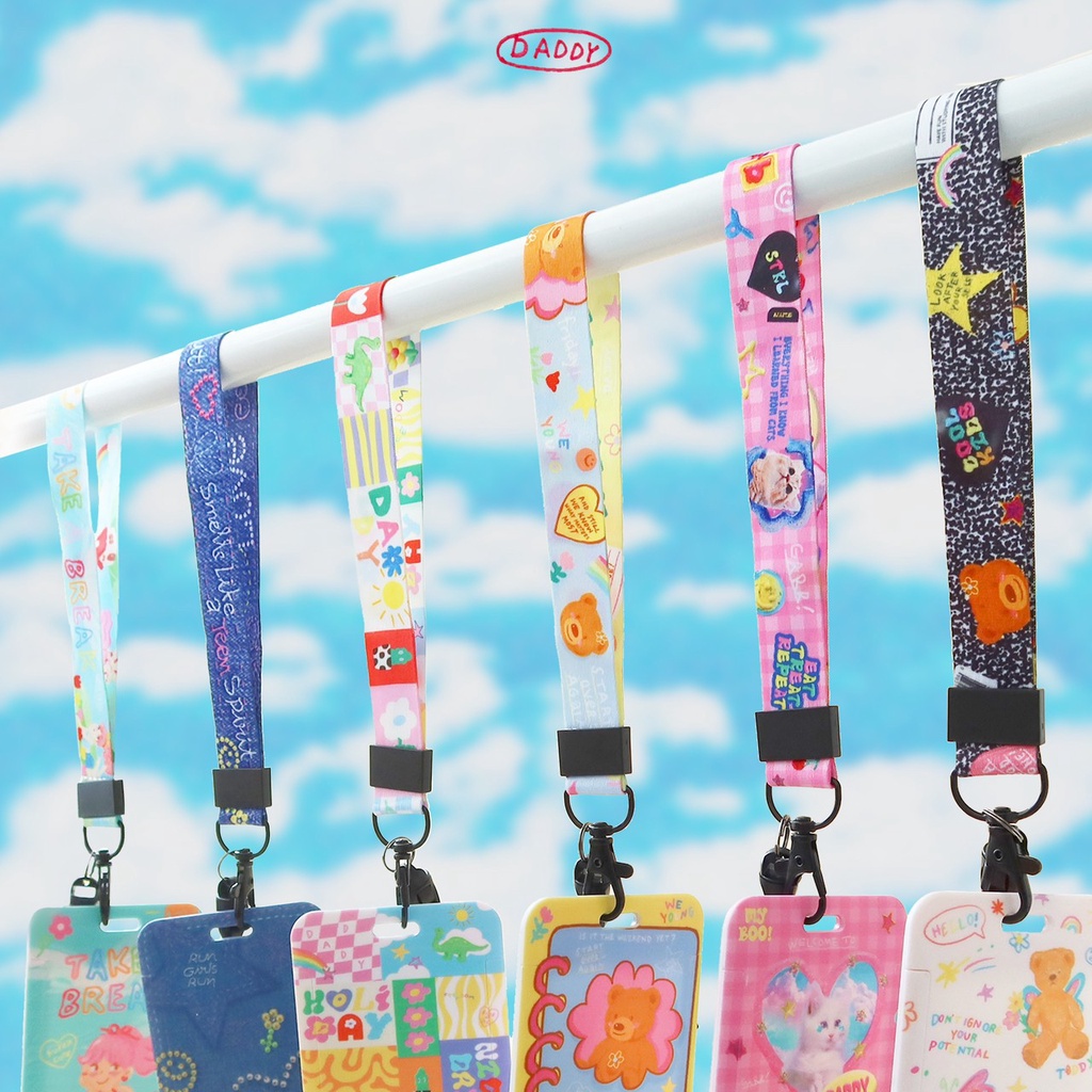 DADDY | Lanyard (เฉพาะสายอย่างเดียว) สายคล้องบัตร สายห้อยมือถือ 6 ลาย ...