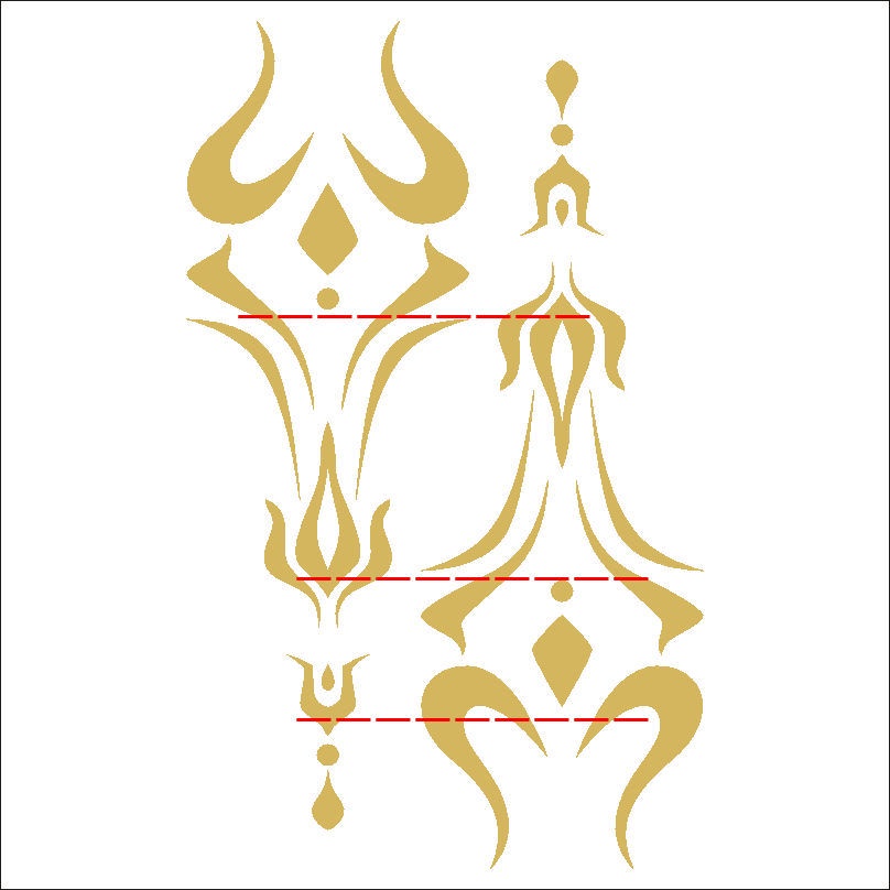 Genshin Impact Tattoo Stickers Handshake Animation Exhibition COS ...