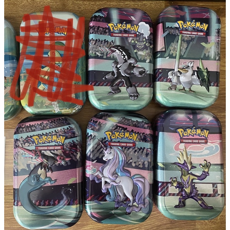 [Pokemon TCG] Tin - กล่องเหล็กใส่อุปกรณ์ใช้งานลายโปเกมอน | Shopee Thailand