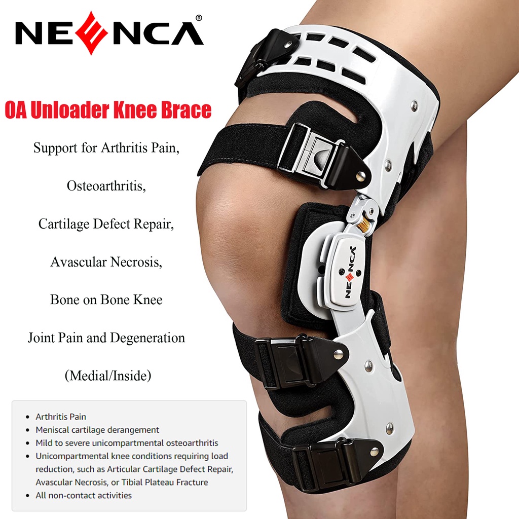 NEENCA Unloader ROM Knee Brace, Hinged Immobilizer for ACL, MCL, PCL ...