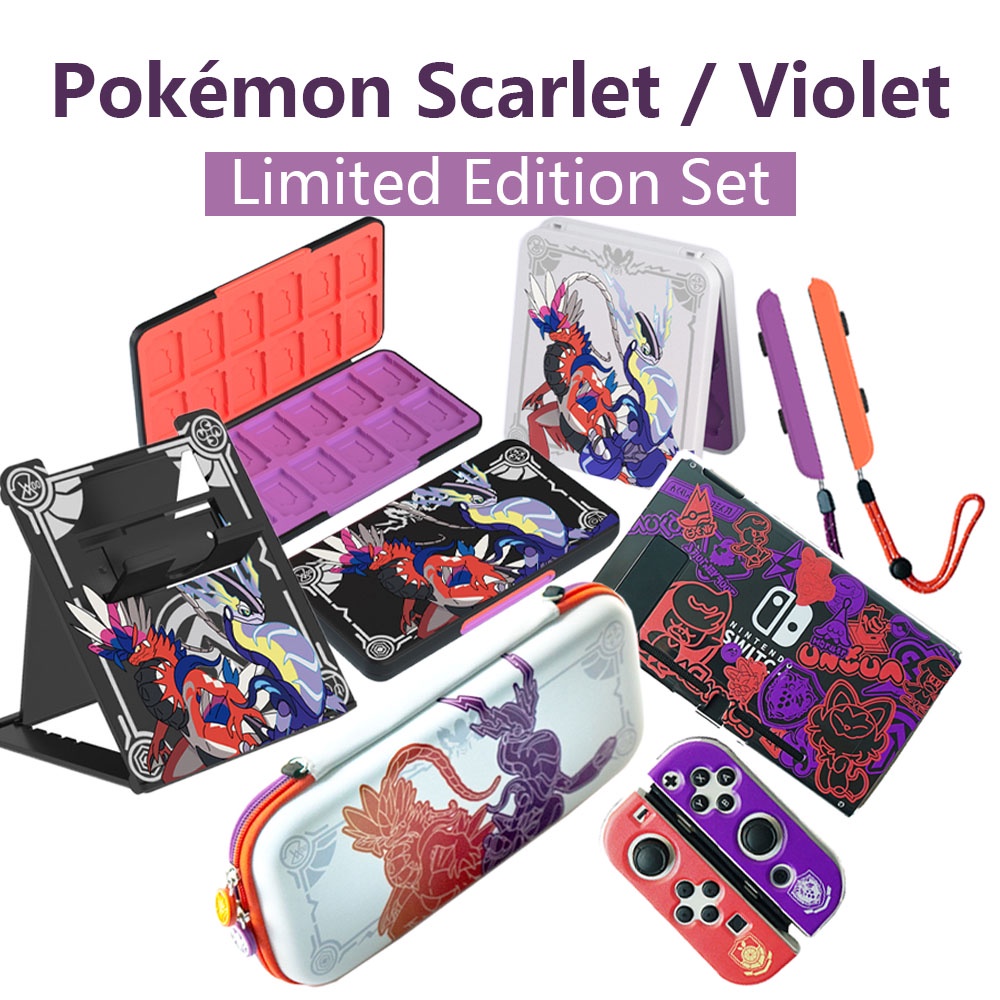เคส Nintendo switch OLED เคสแข็ง Pokémon Scarlet / Violet Limited Edition Set switch V1 V2 Case ...