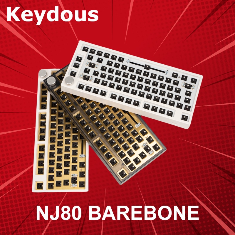 ☁ คีย์บอร์ด Keydous NJ80 Barebone ประกันศูนย์ 1 ปี | Shopee Thailand