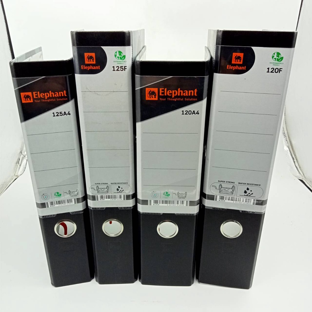 แฟ้มสันกว้าง สีดำ ตราช้าง -Elephant 125A4/125F/120A4/120F | Shopee Thailand