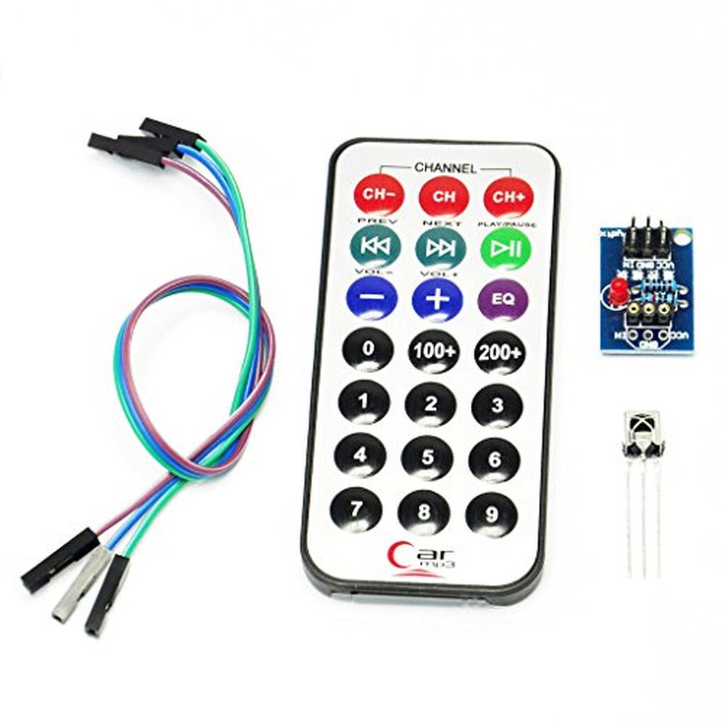 Infrared Remote Control Kit for Arduino ชุดรีโมดควบคุมอินฟาเรด (ขาว ...